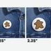 Meeple Pin Buttons - Board Game Aesthetic Backpack Accessory Metal Flat ...