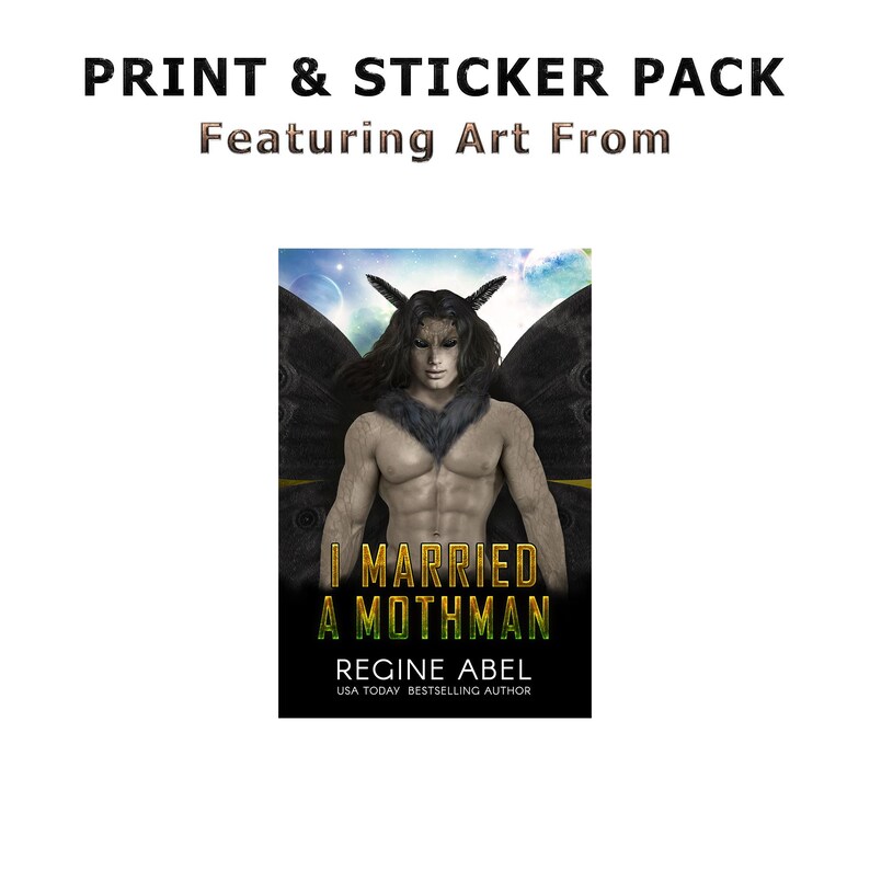 Mothman Print & Sticker Pack - Etsy
