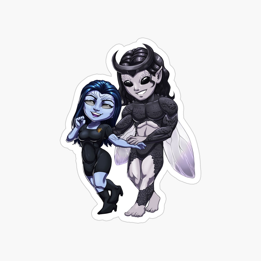 Rogue & Shuria Chibi Sticker - Etsy