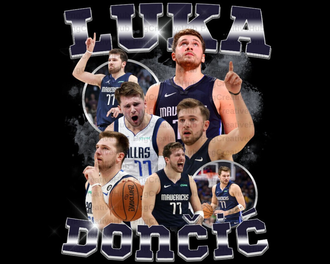 Luka Doncic T Shirt Design File 4500x5100 Pixel PNG, Ready to Print ...