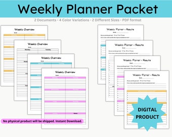 Teacher Weekly Planner - Etsy