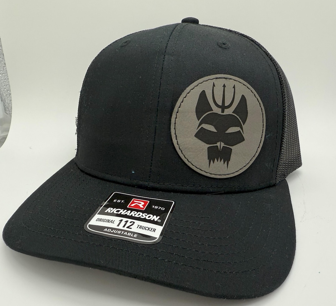 Seal Team Bravo Team Laser Engraved Leather Patch Hat - Etsy