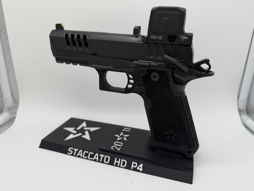 Staccato Pistol Stand/display/safe Organizer HD P4/P4.5 - Etsy