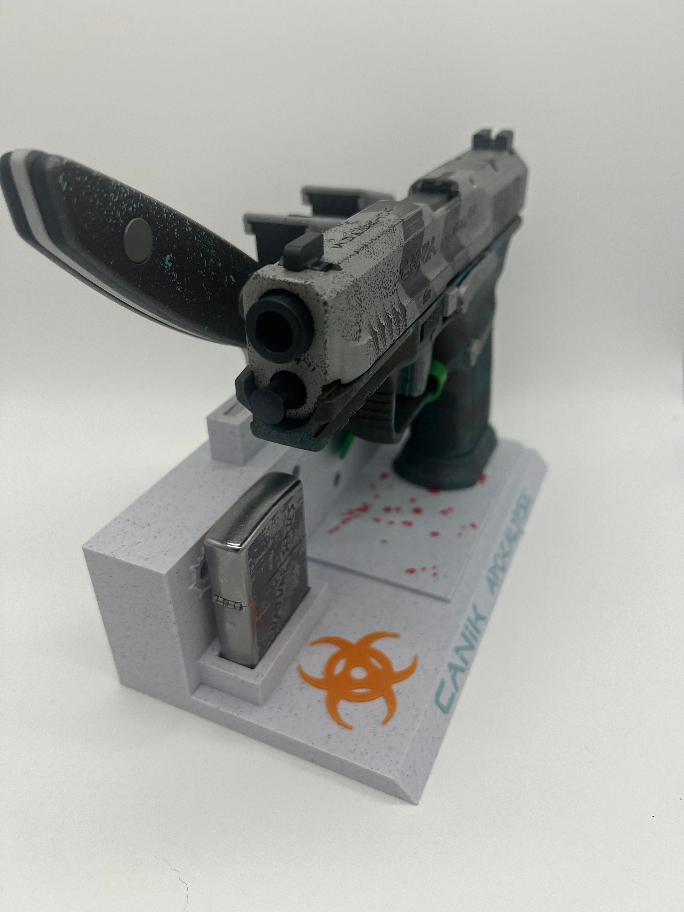 Canik Mete SF Apocalypse Signature Series Pistol Stand - Etsy Canik Mete SF Apocalypse Signature Series Pistol Stand - Etsy