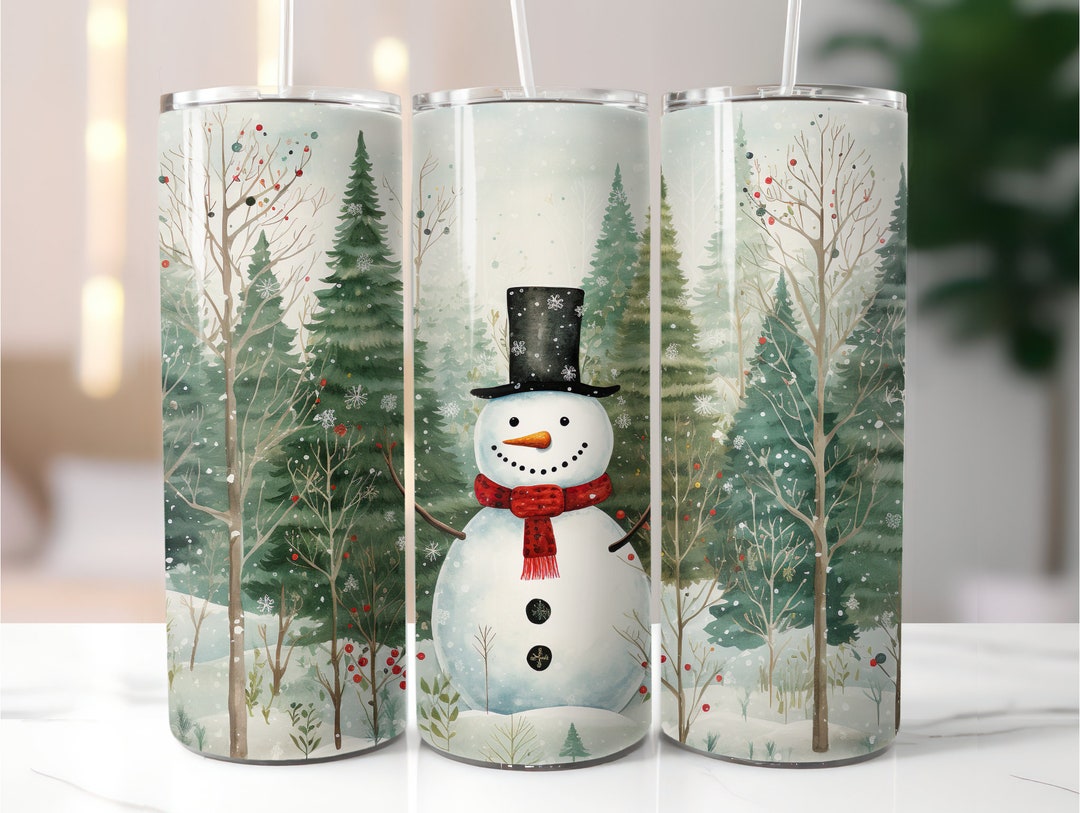 270. "snowman at a Tree Farm". FINISHED 20 OUNCE TUMBLER, 20 Oz ...