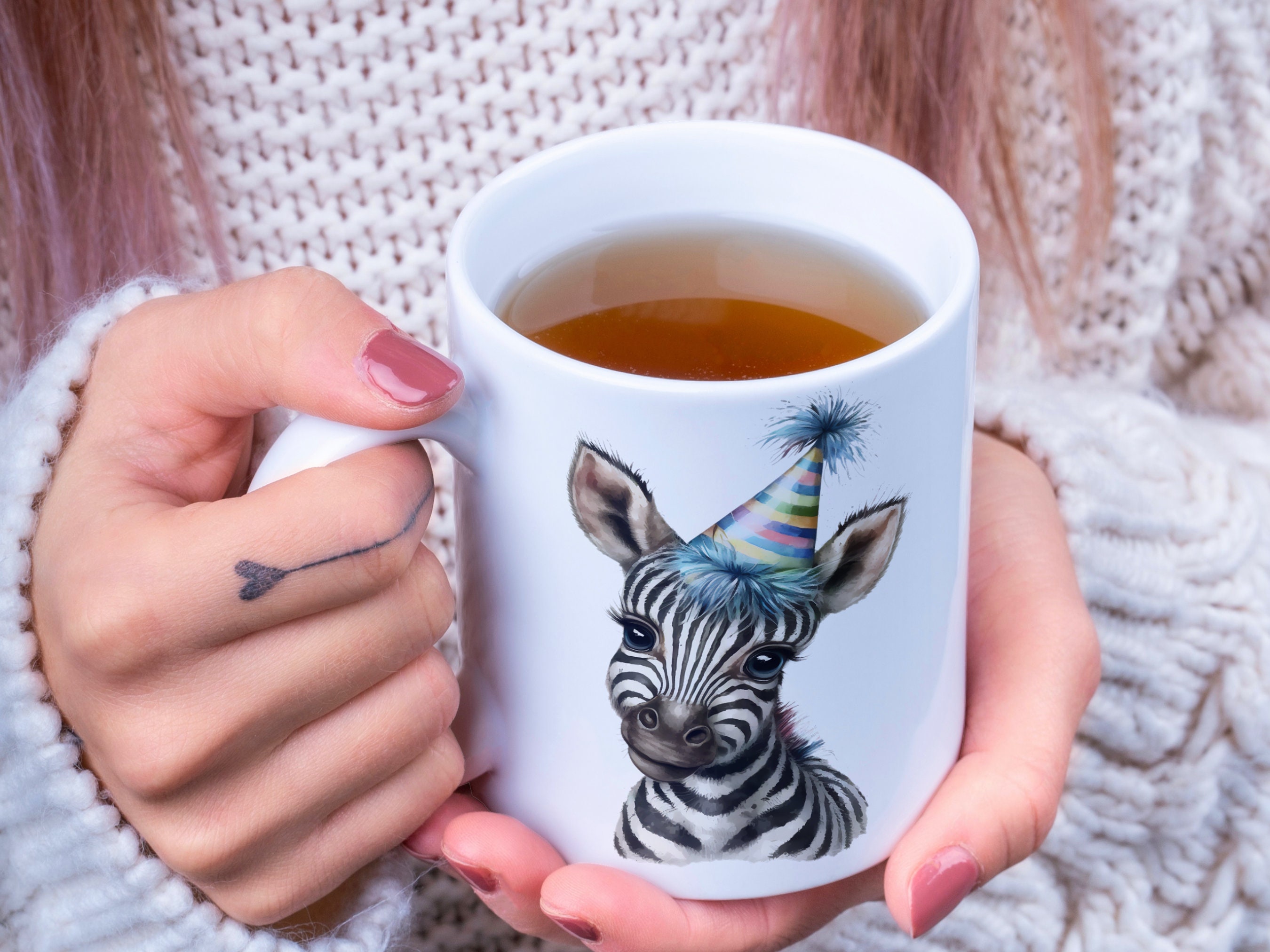 Cute Safari Animal Clipart Bundle, Digital Safari Animal PNG Clipart ...