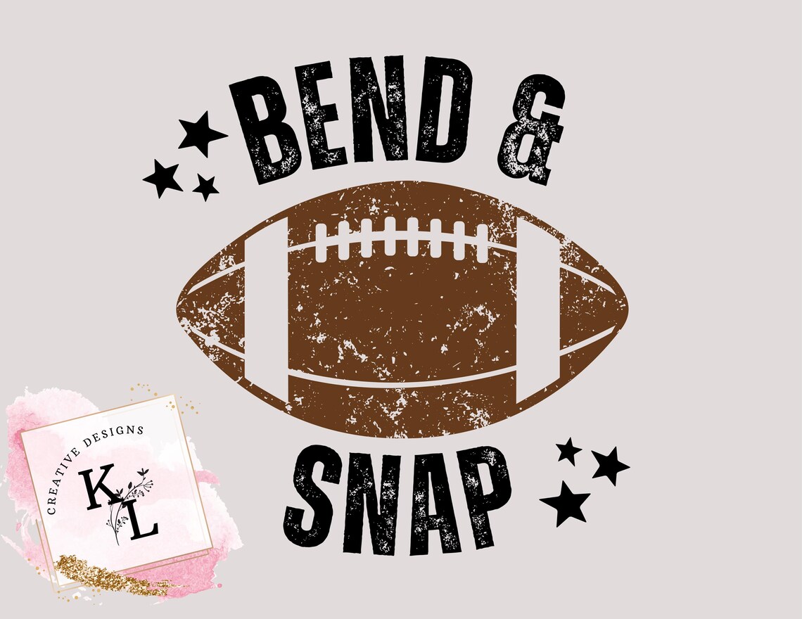 Bend and Snap Football _ Black PNG (digital Download) - Etsy