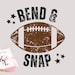 Bend and Snap Football _ Black PNG (digital Download) - Etsy