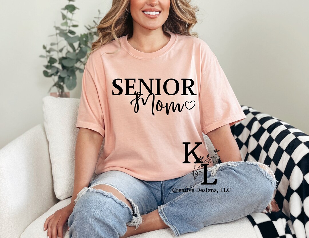 Senior Mom PNG: White & Black Text (digital Download) - Etsy