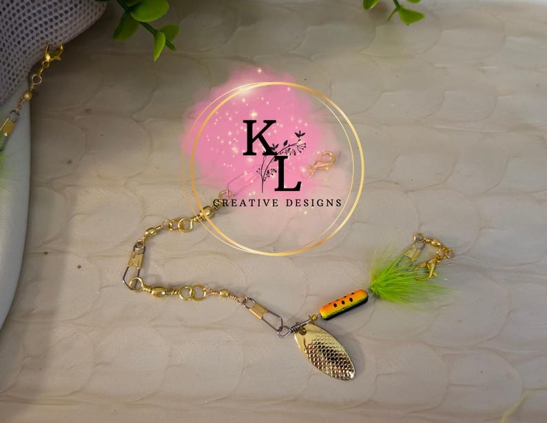 Hat Chain | Fishing Bait Style Trucker Cap Accessory, Yellow - Etsy