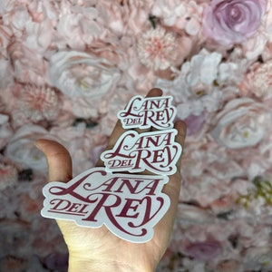 Holographic Lana Del Rey Sticker Laminated Lana Del Rey Sticker Lana ...