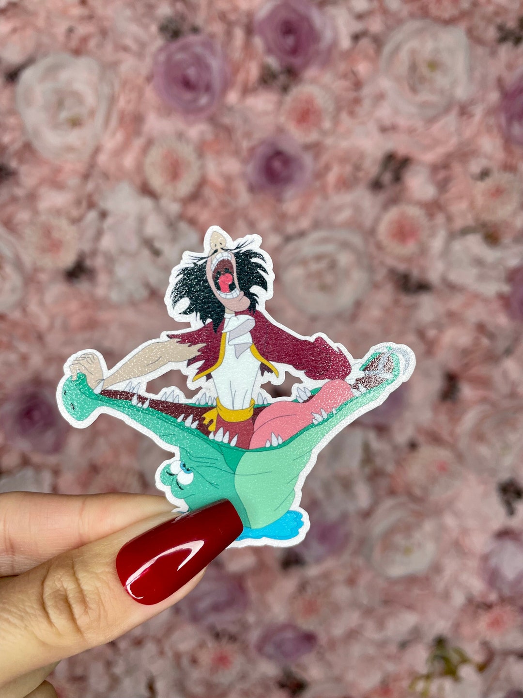 Disney's Captain Hook Laminated Sticker/ Disney Villain Stickers ...