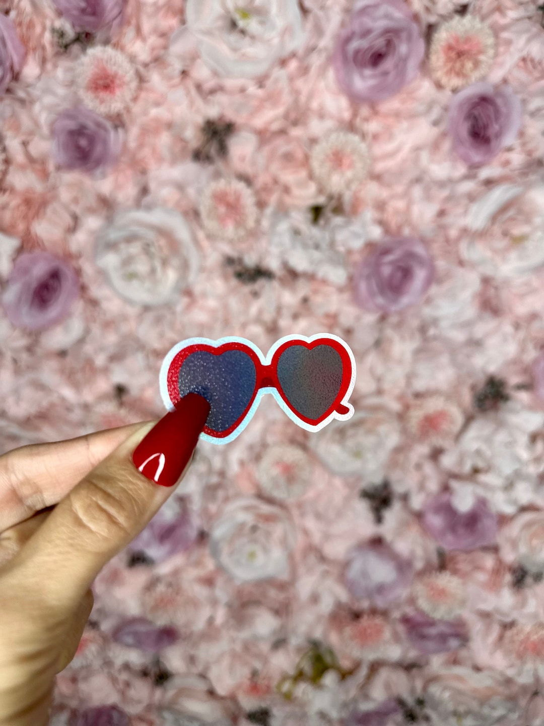 Taylor Swift Heart Glasses Sticker/taylor Swift Stickers/ Holographic ...