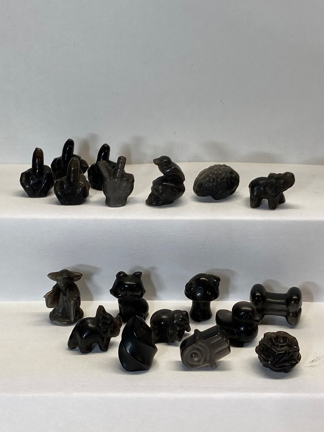 Obsidian Tiny Carving - Etsy