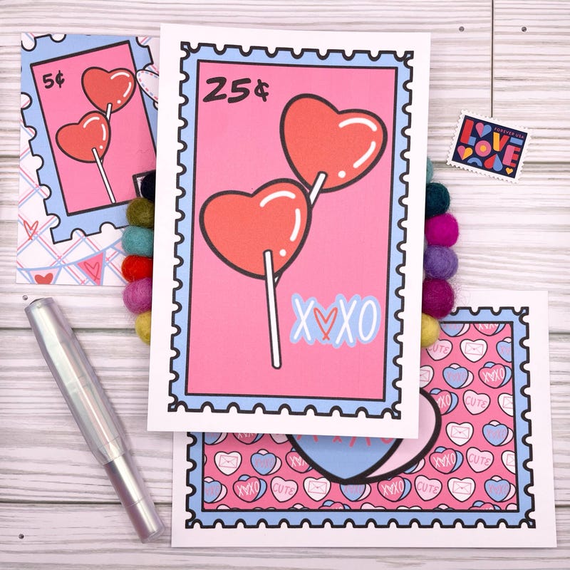 Love Postcard - Etsy