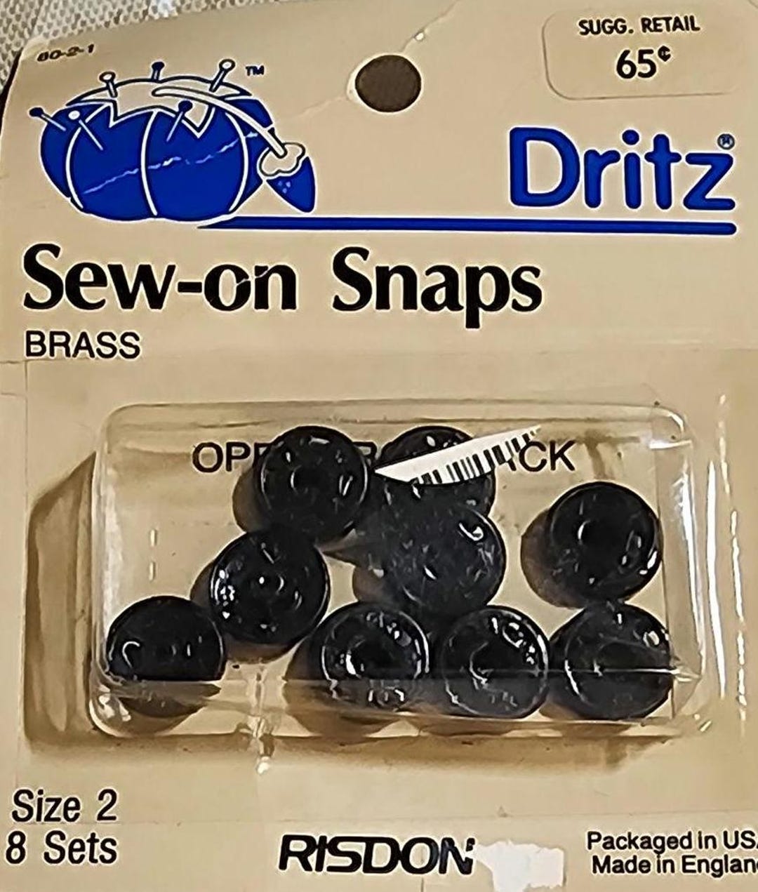 Vintage Sew on Snap Fasteners - Etsy