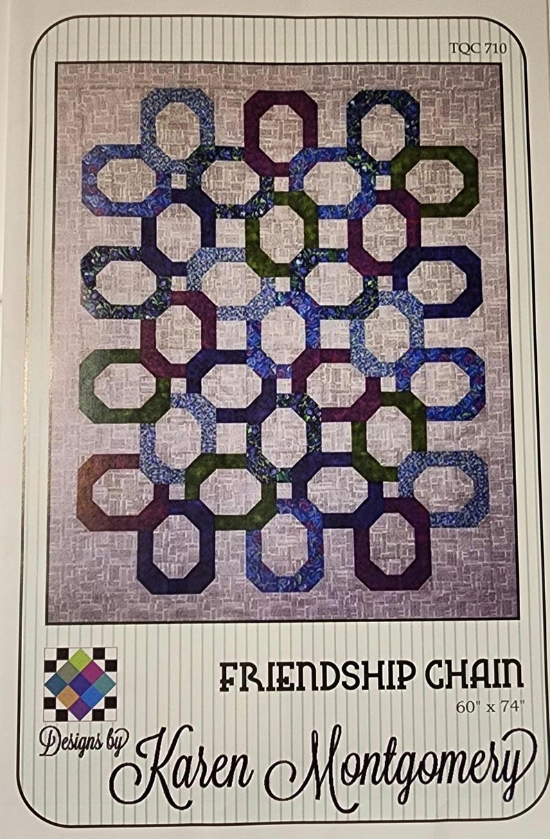 Left Holding the Bag by Carol Dean Jones, Quilt Kit Friendship Chain by ...