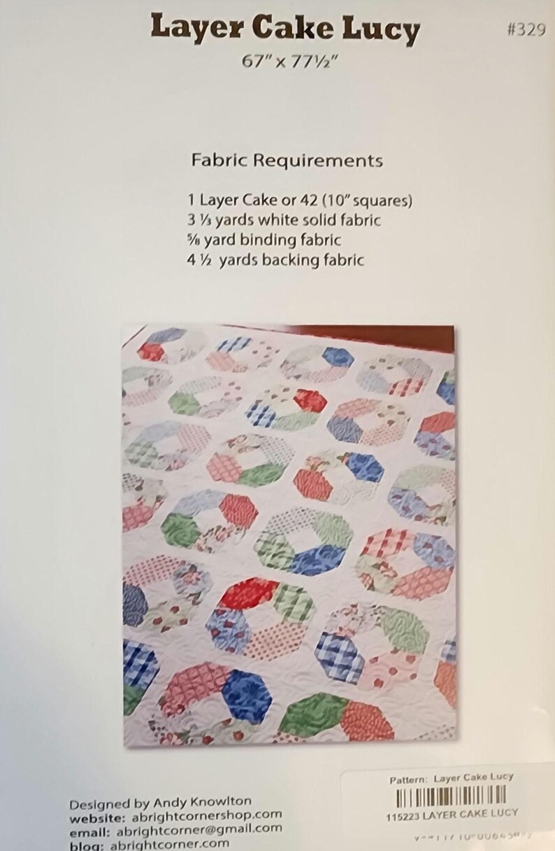 Layer Cake Lucy Quilt Pattern - Etsy