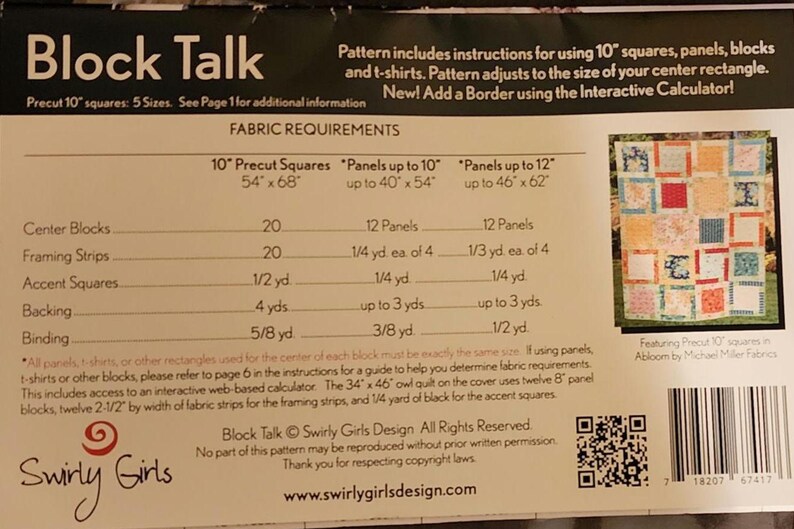 Block Talk Quilt Pattern - Etsy