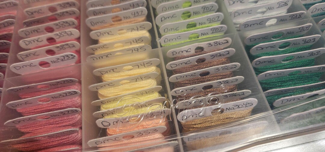 DMC Floss With Darice Organizer Box - Etsy