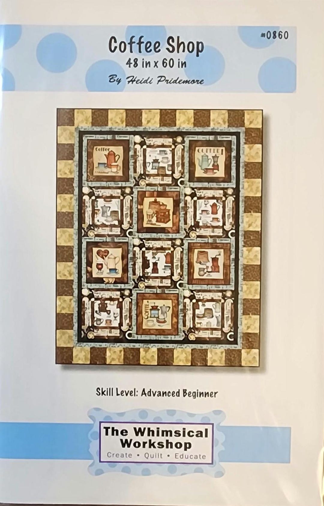 Coffee Shop Quilt Pattern by the Whimsical Workshop - Etsy