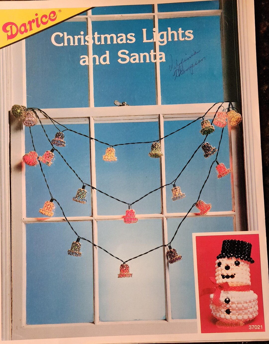 Darice - Christmas Lights and Santa 1984 - Etsy