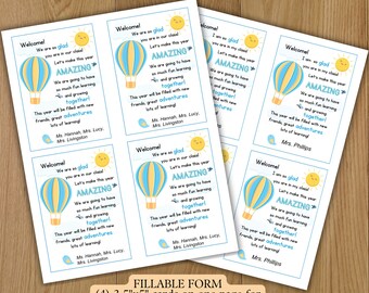 Welcome Letter From Teacher, First Day of School, Printable Welcome to ...