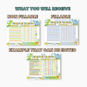 Fillable Behavior Tracker for Kids, Behavior Chart for Kids, Printable ...