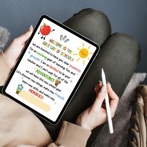 Welcome Letter From Teacher for the First Day of School, Meet Your ...