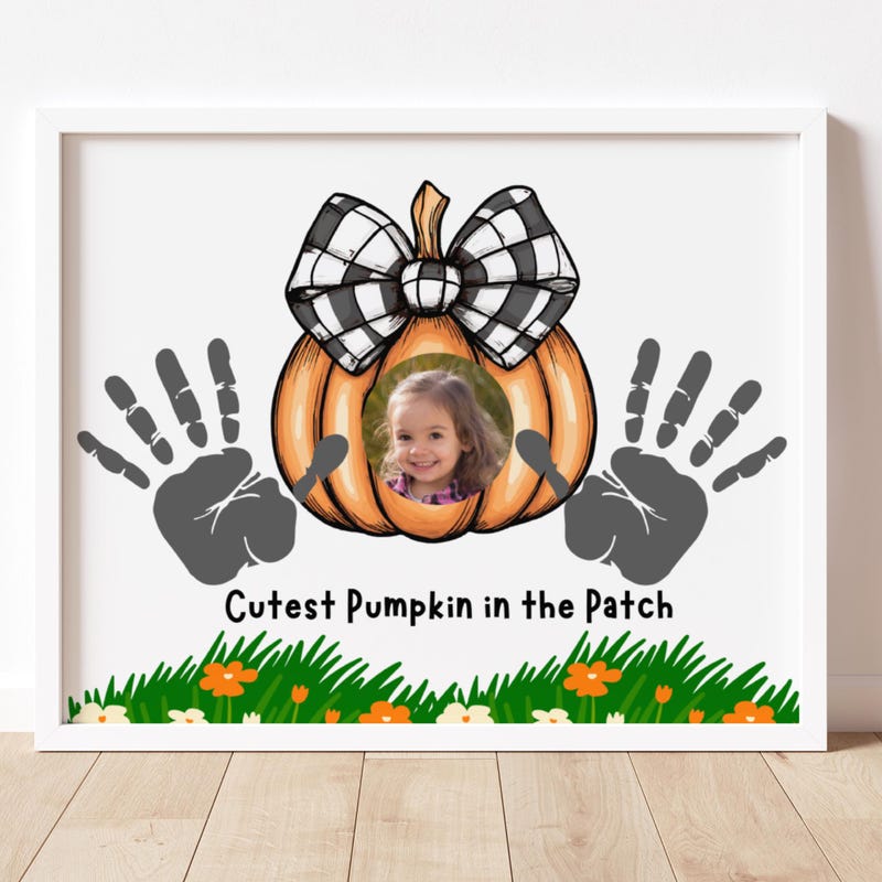 Halloween Handprint Craft - Etsy