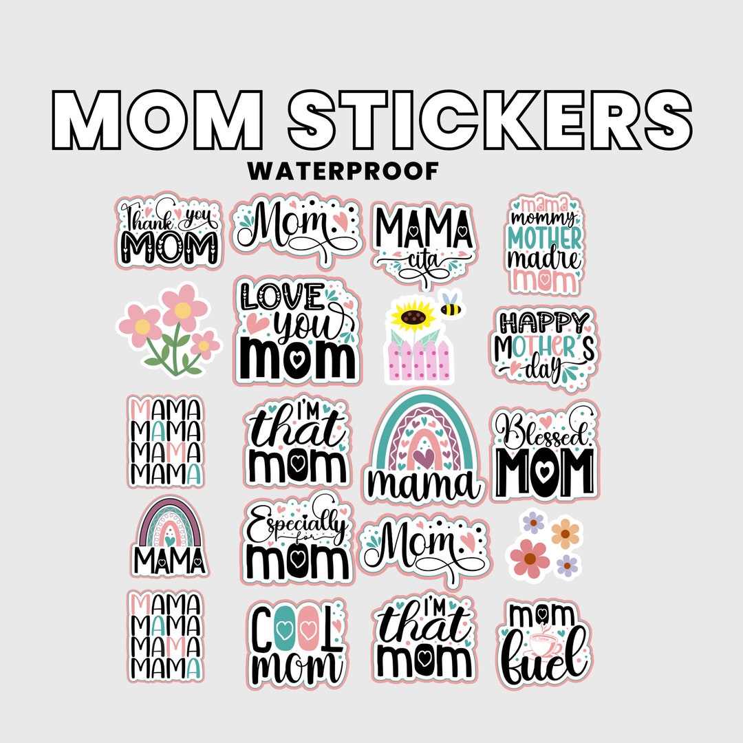 Mothers Day Sticker, Mama Sticker, Bumper Stickers for Moms, Mom ...