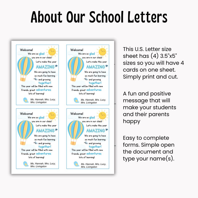 First Day of School Editable Printable for Back to School Welcome Back ...