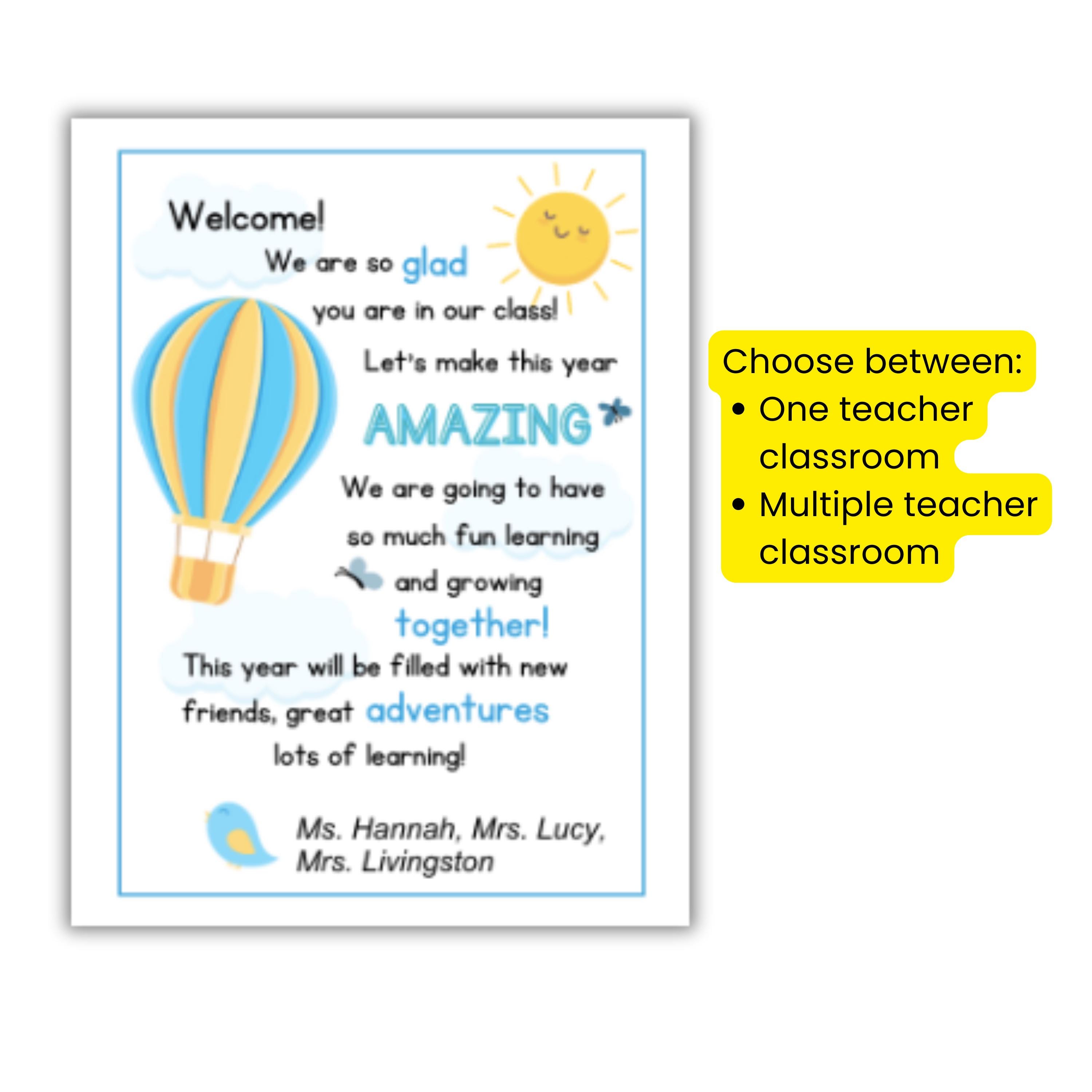 First Day of School Editable Printable for Back to School Welcome Back ...