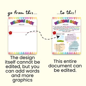 Editable Meet the Teacher Template, Newsletter Template Canva, All ...