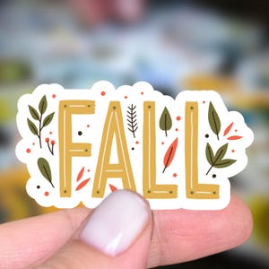 Fall Stickers Waterproof Cottagecore Stickers Cozy Fall Harvest Cute ...