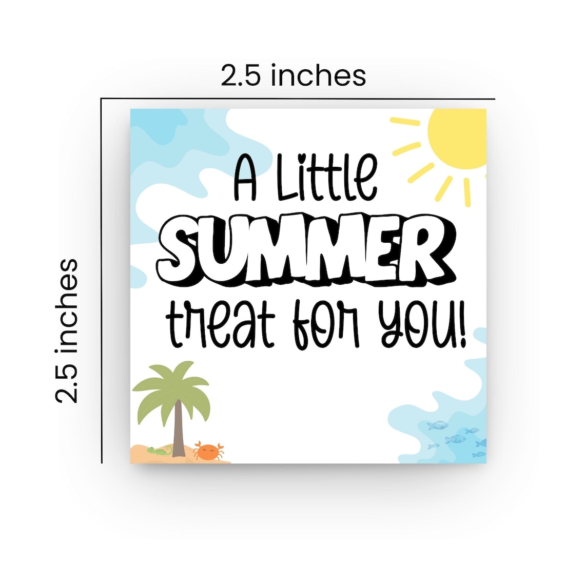 Editable Summer Gift Tag Printable | Teacher & Student Appreciation ...