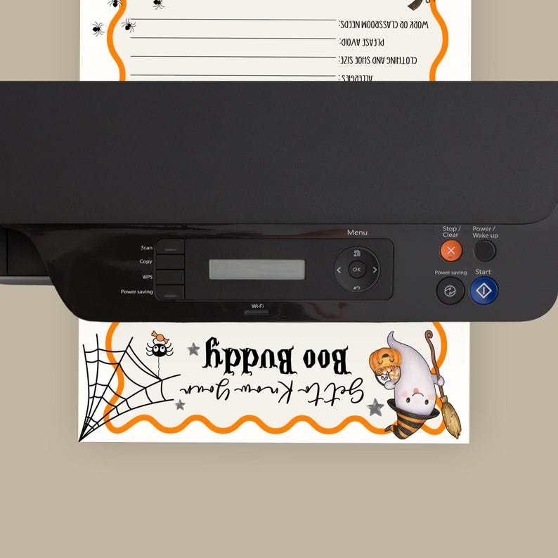 Boo Buddy Questionnaire Printable, Halloween Favorites List, Get to ...