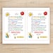 End of School Year Letter Printable, Goodbye Letter to Student 5x7 ...