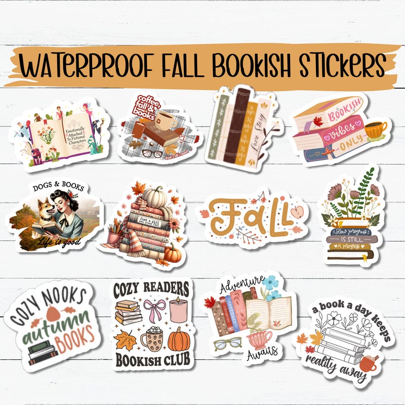 Autumn Stickers - Etsy