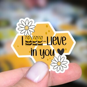 Waterproof Cute Bee Stickers, Bumble Bee Stickers, Motivational Decals ...