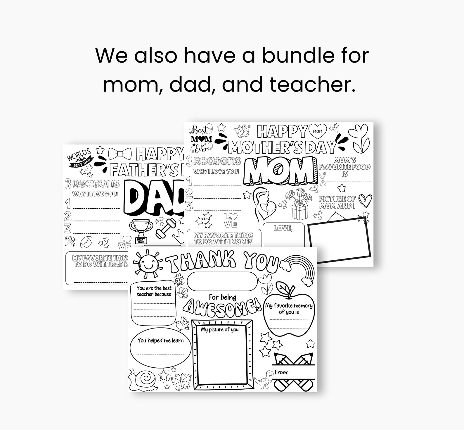 All About My Mom Printable Mother's Day Craft - Etsy