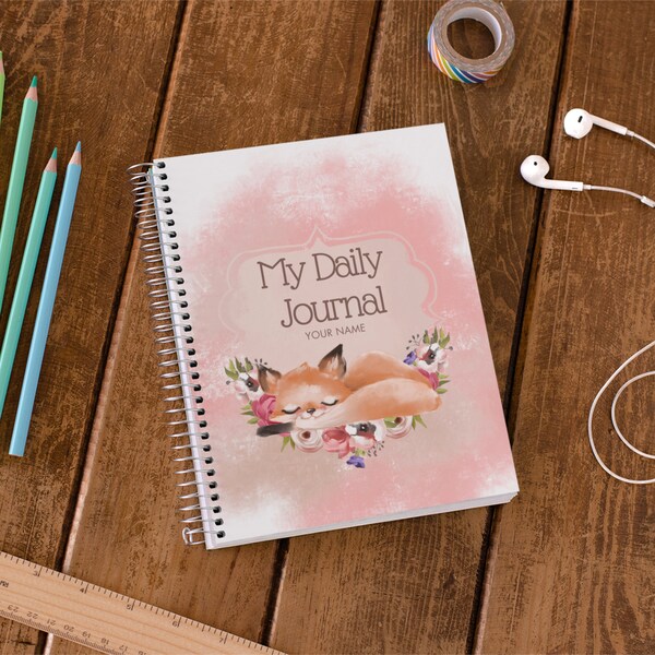 Fox Notebook - Etsy