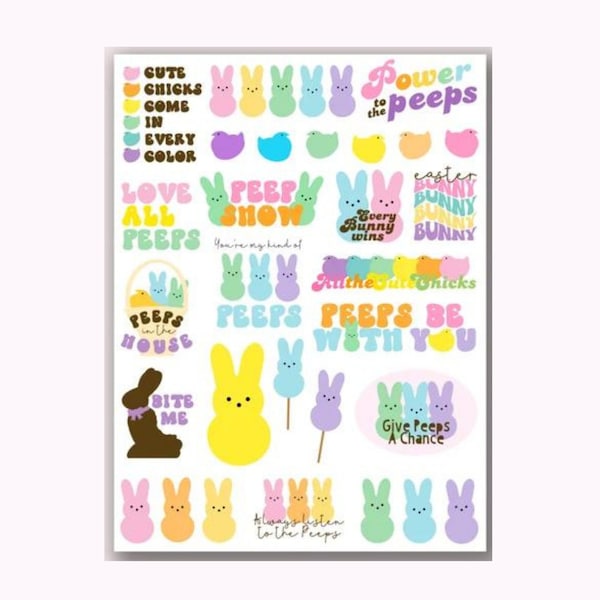 Easter Peeps - Etsy