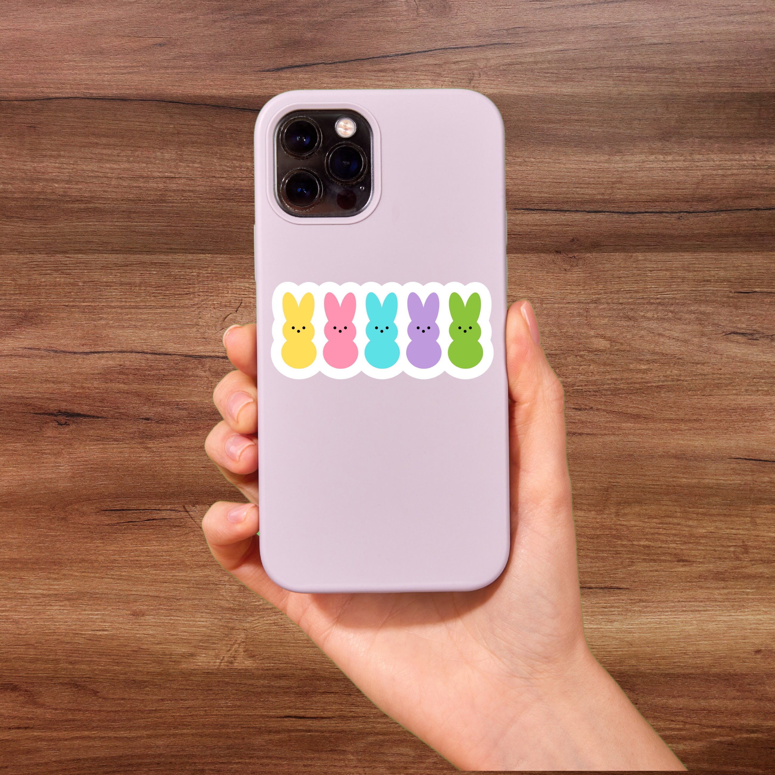 Easter Peeps Sticker, Bunny Stickers, Waterproof Stickers. Peeps Decals ...