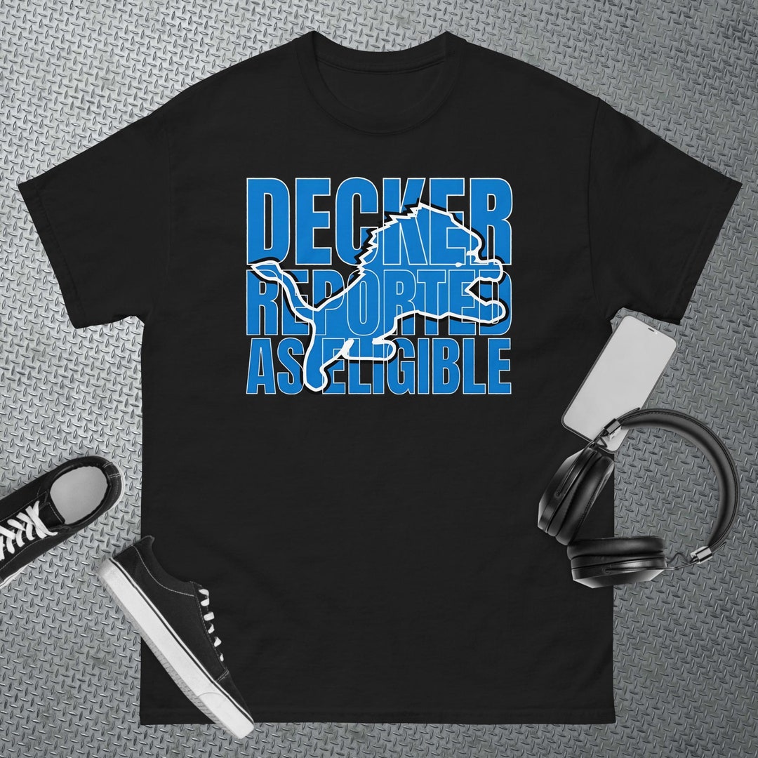 Decker Reported as Eligible T-shirt - Etsy UK