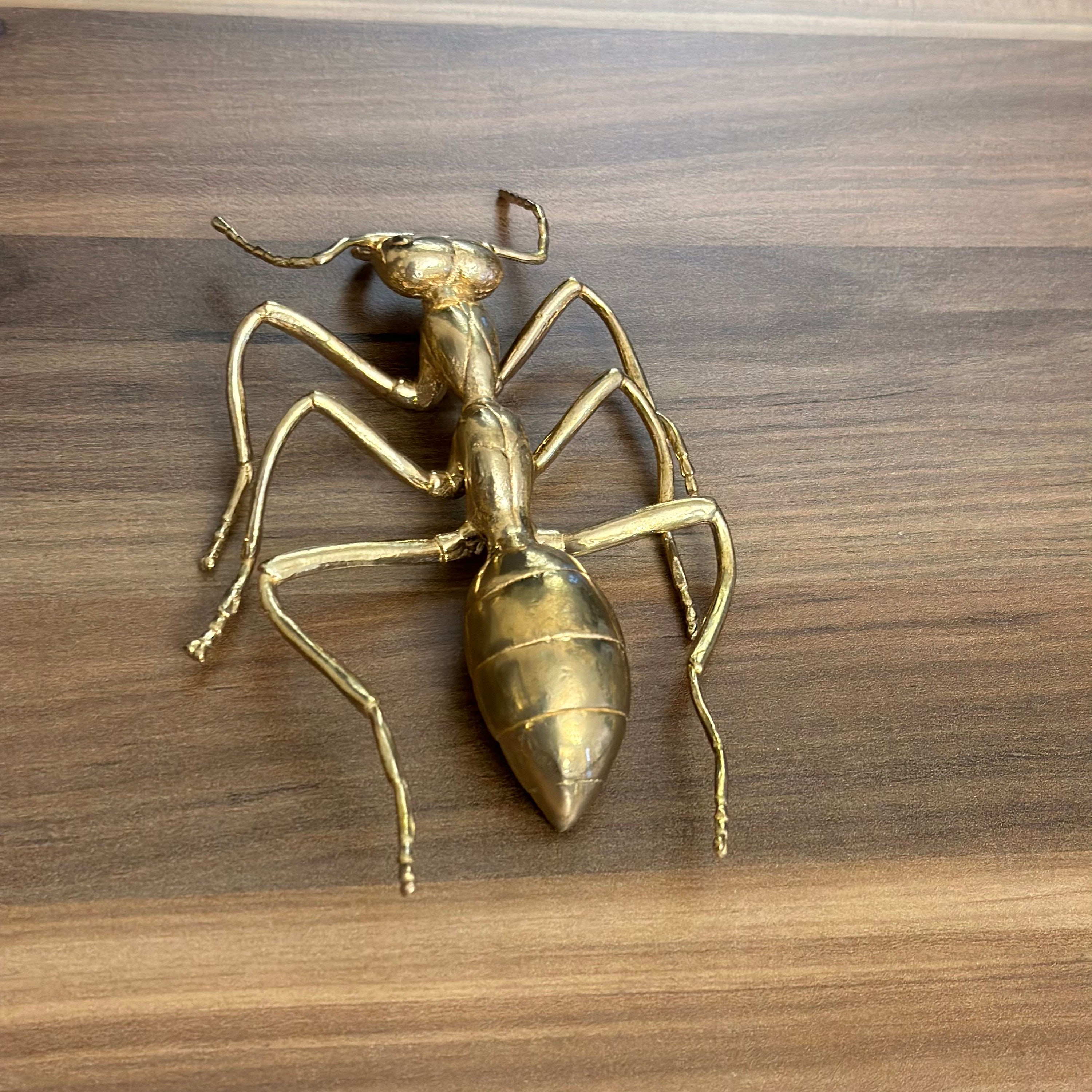 Bronze Ant Sculpture, Gold Color Ant Sculpture, Ant Decoration, Pismire ...