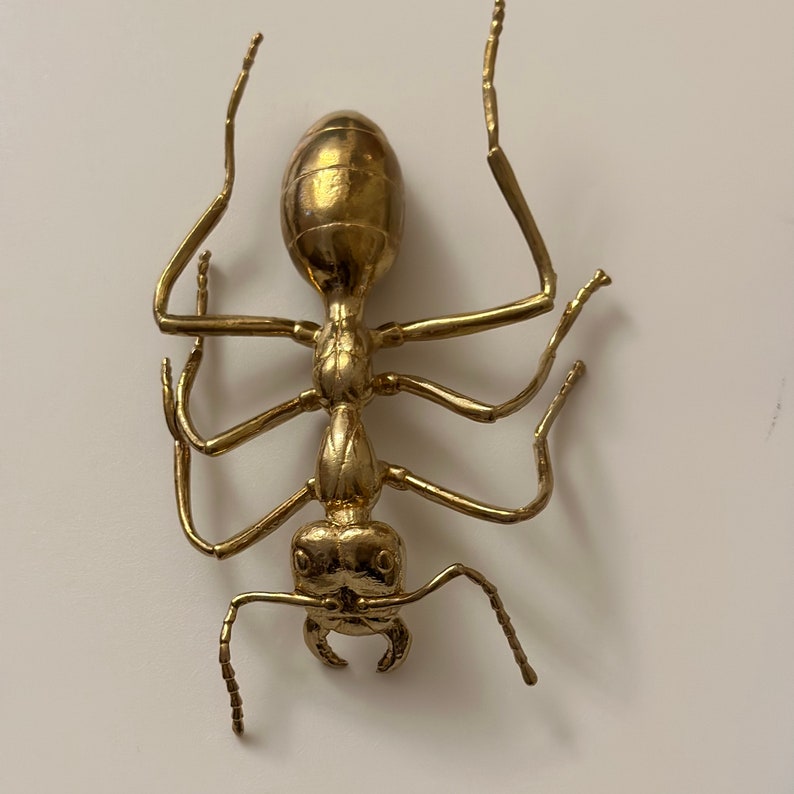Bronze Ant Sculpture, Gold Color Ant Sculpture, Ant Decoration, Pismire ...