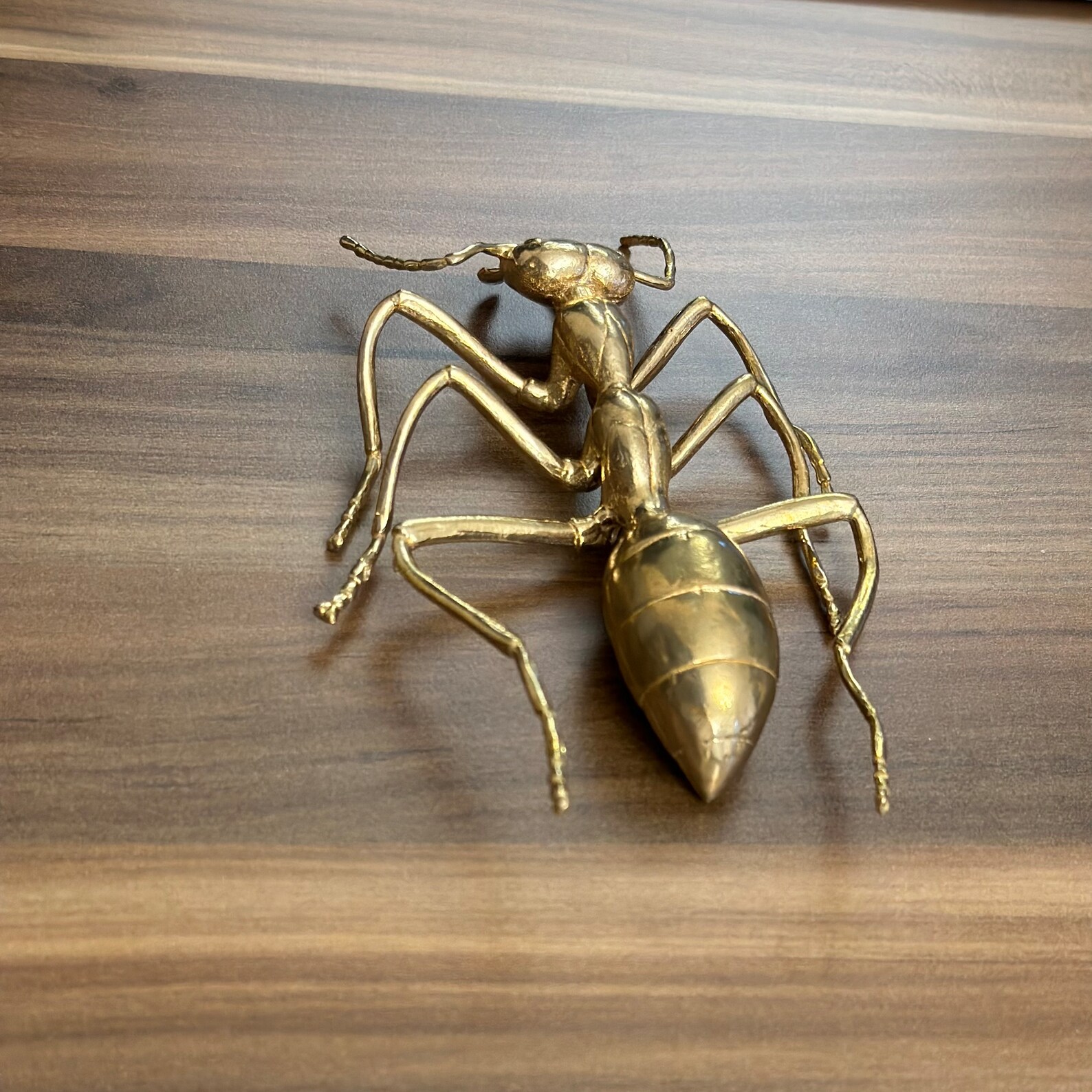 Bronze Ant Sculpture, Gold Color Ant Sculpture, Ant Decoration, Pismire ...