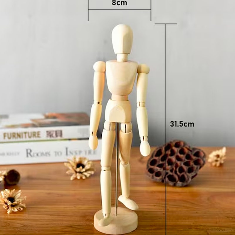 Wooden Figure for Drawing - Etsy