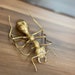Bronze Ant Sculpture, Gold Color Ant Sculpture, Ant Decoration, Pismire ...